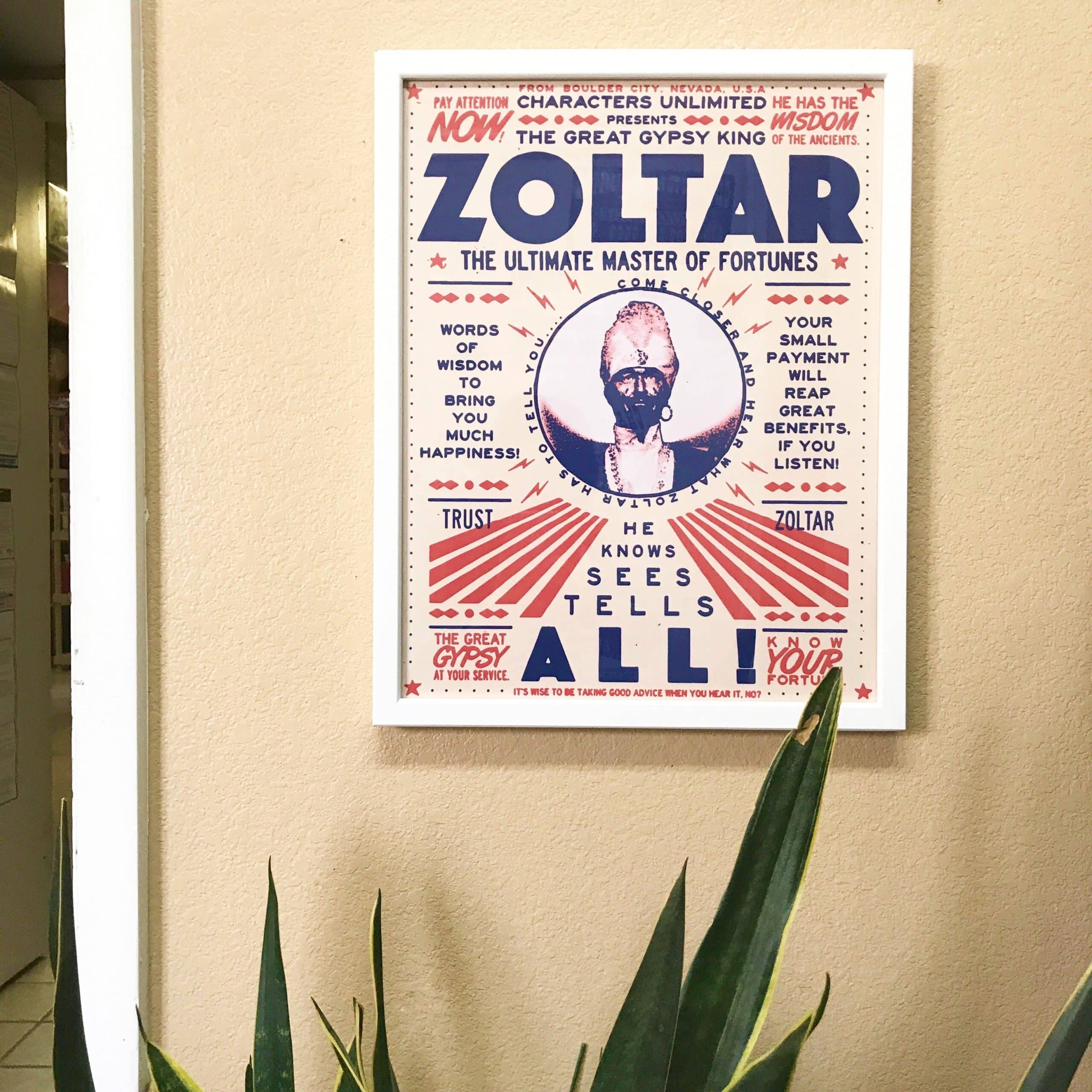 Zoltar Poster - Characters Unlimited
