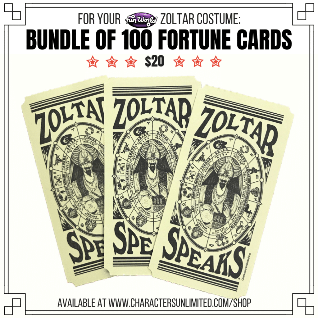 Fortune Ticket Plate - Characters Unlimited